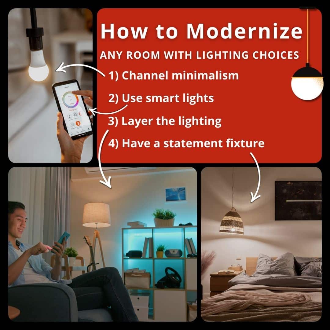 Smart Ways to Modernize a Bedroom Using Light Fixtures - Champia